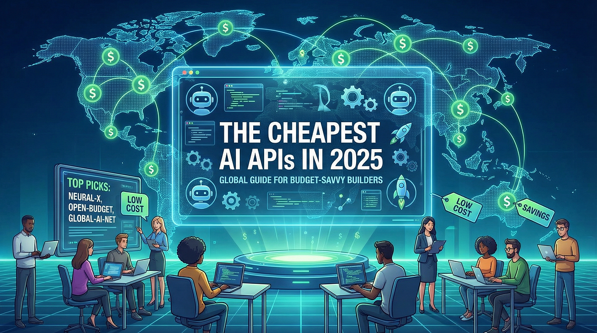 🌍💸 The Cheapest AI APIs in 2025: Global Guide for Budget-Savvy Builders ...