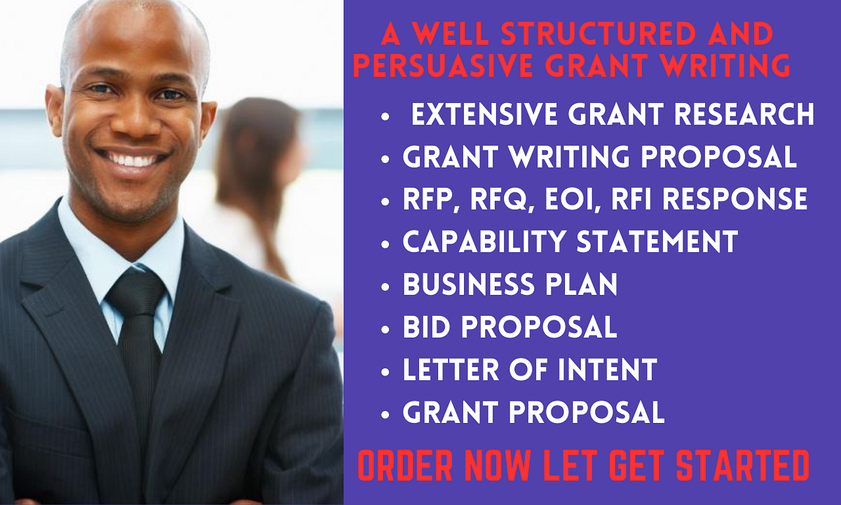 I will do grant writing, bid proposals, government contracts, rfq, rfi ...