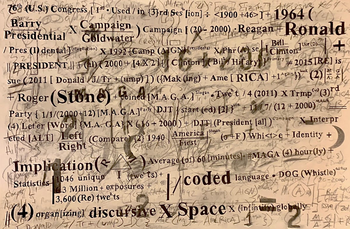 MAGA Equation for Truth. Gabriel Delgado | by Burgess Modern ...