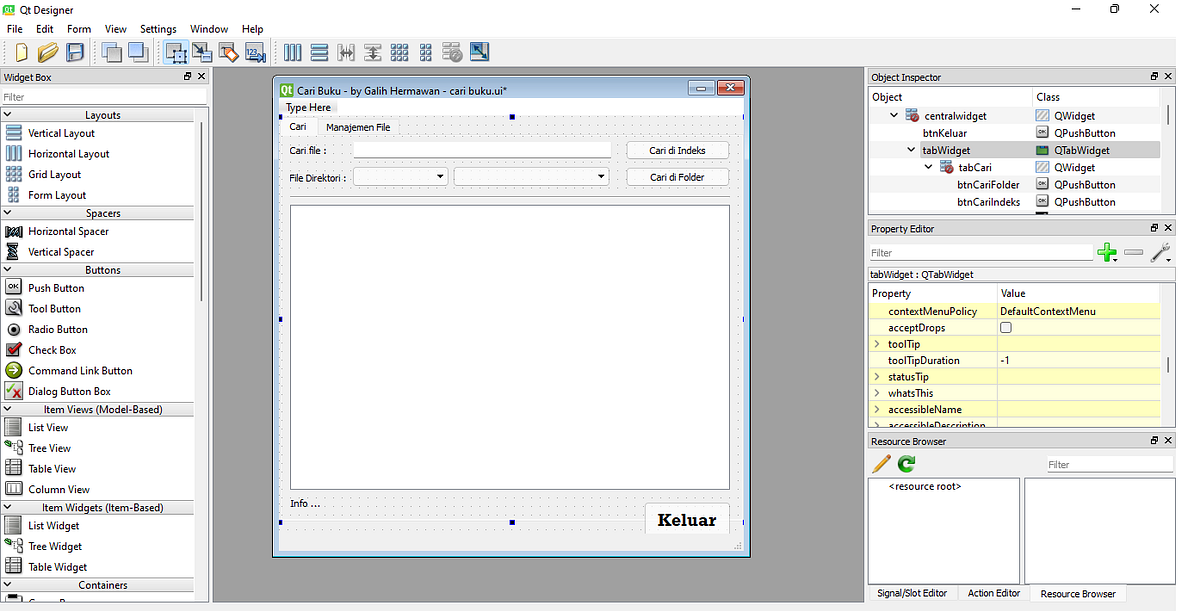 Pemanfaatan PyQT untuk Membangun Aplikasi Berbasis GUI | by Galih Hermawan | Medium