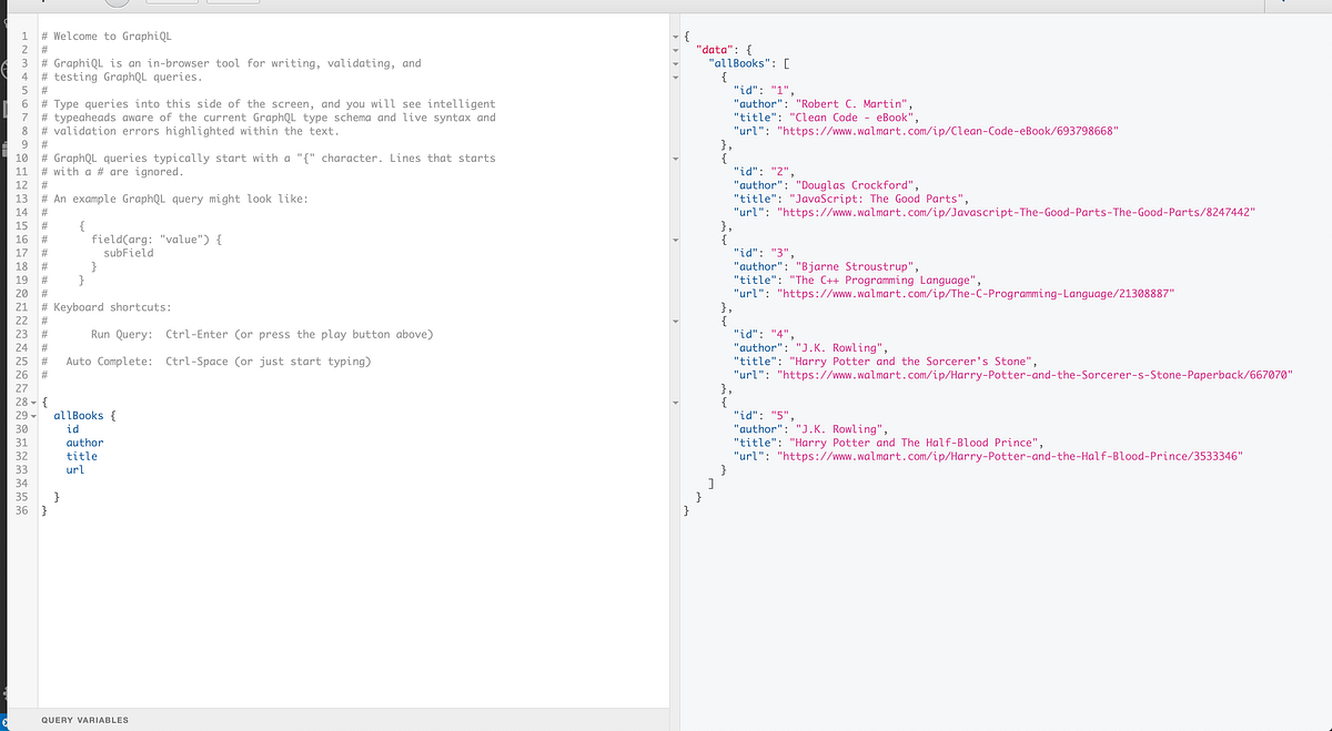 Working with GraphQL using Vanilla JS | by Shlok Desai | Walmart Global ...