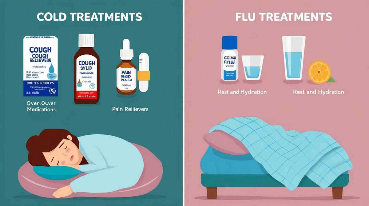 What’s the Difference Between a Cold and the Flu? | by Health Buzz's ...