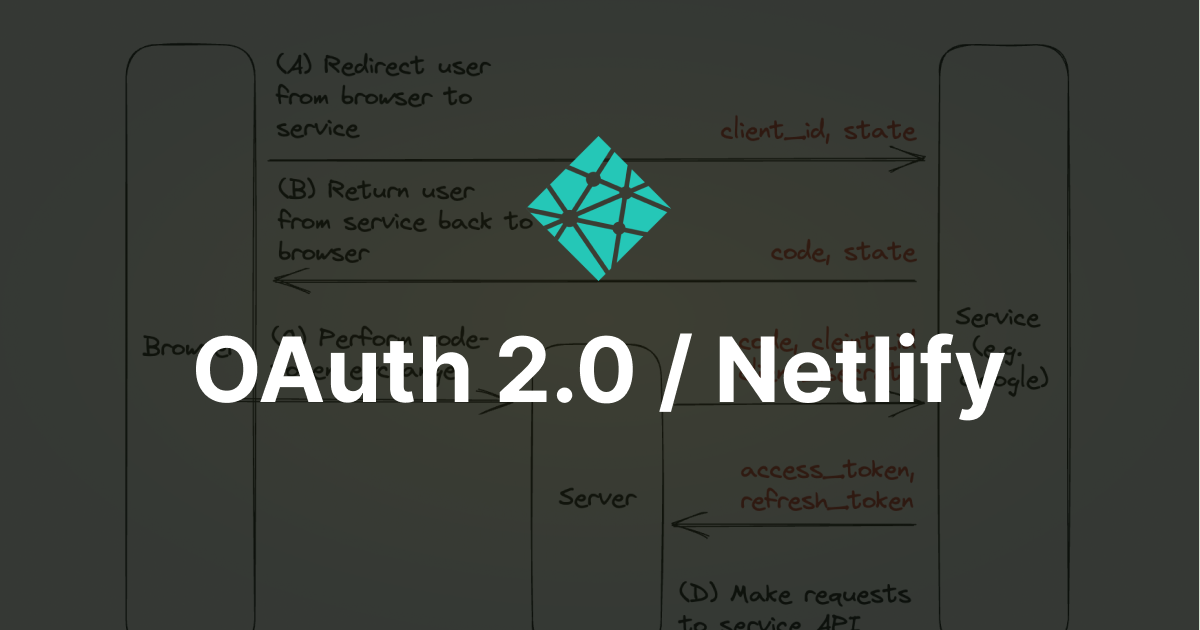 Guide to using OAuth 2.0 to access Netlify API | by Tony | Medium