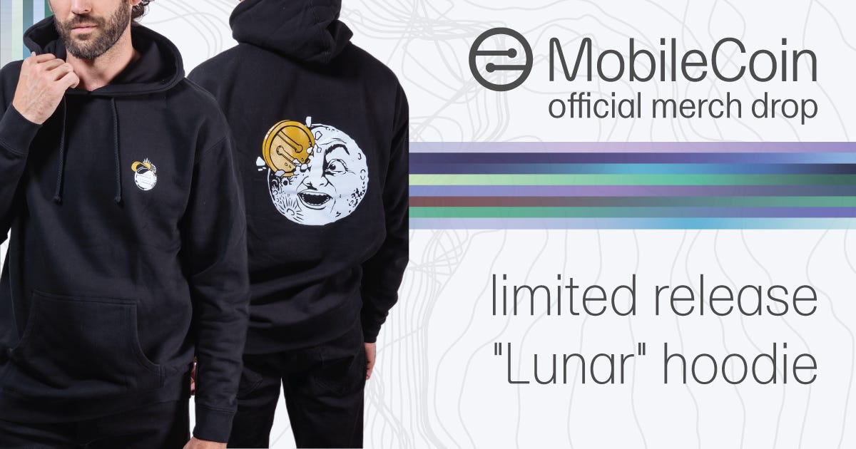 MOBot Merch Drop: Lunar Crew Hoodie | by Trevor Tarin | MobileCoin | Medium