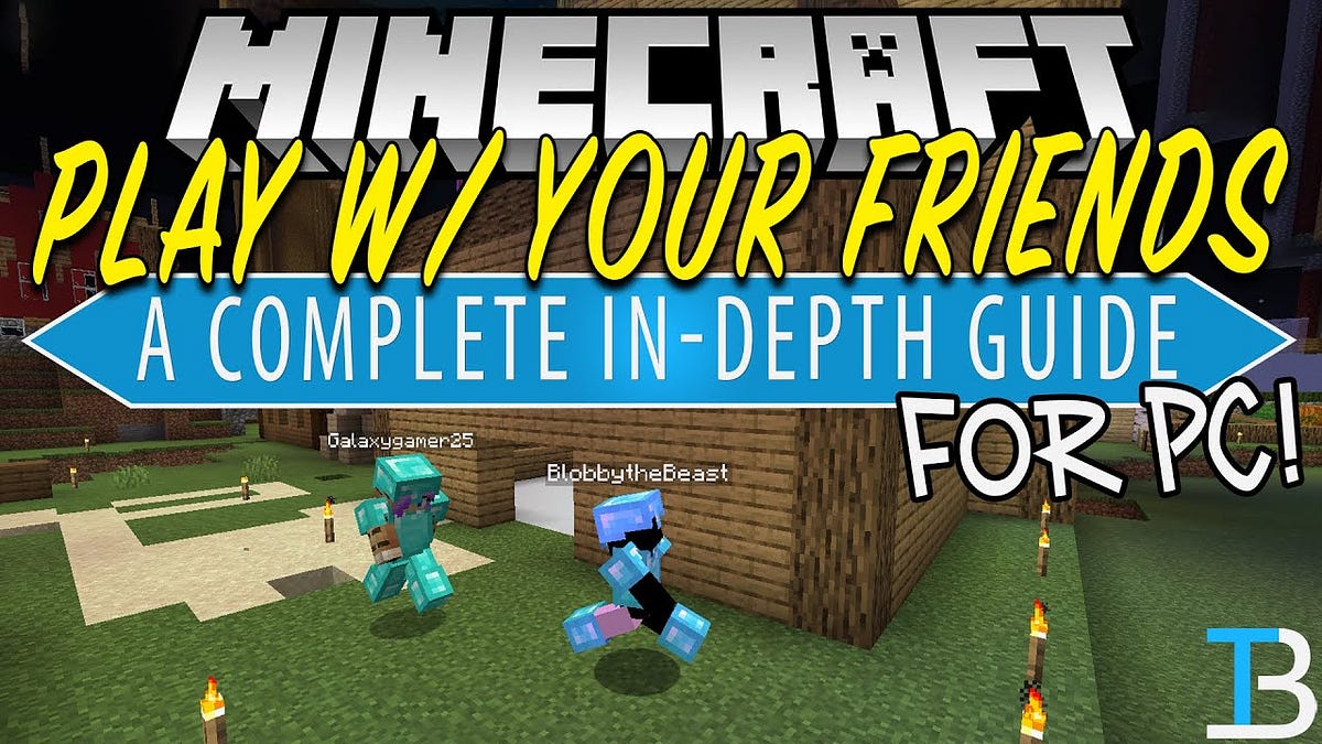 How To Play Minecraft with Your Friends on PC! (Java Edition Tutorial ...