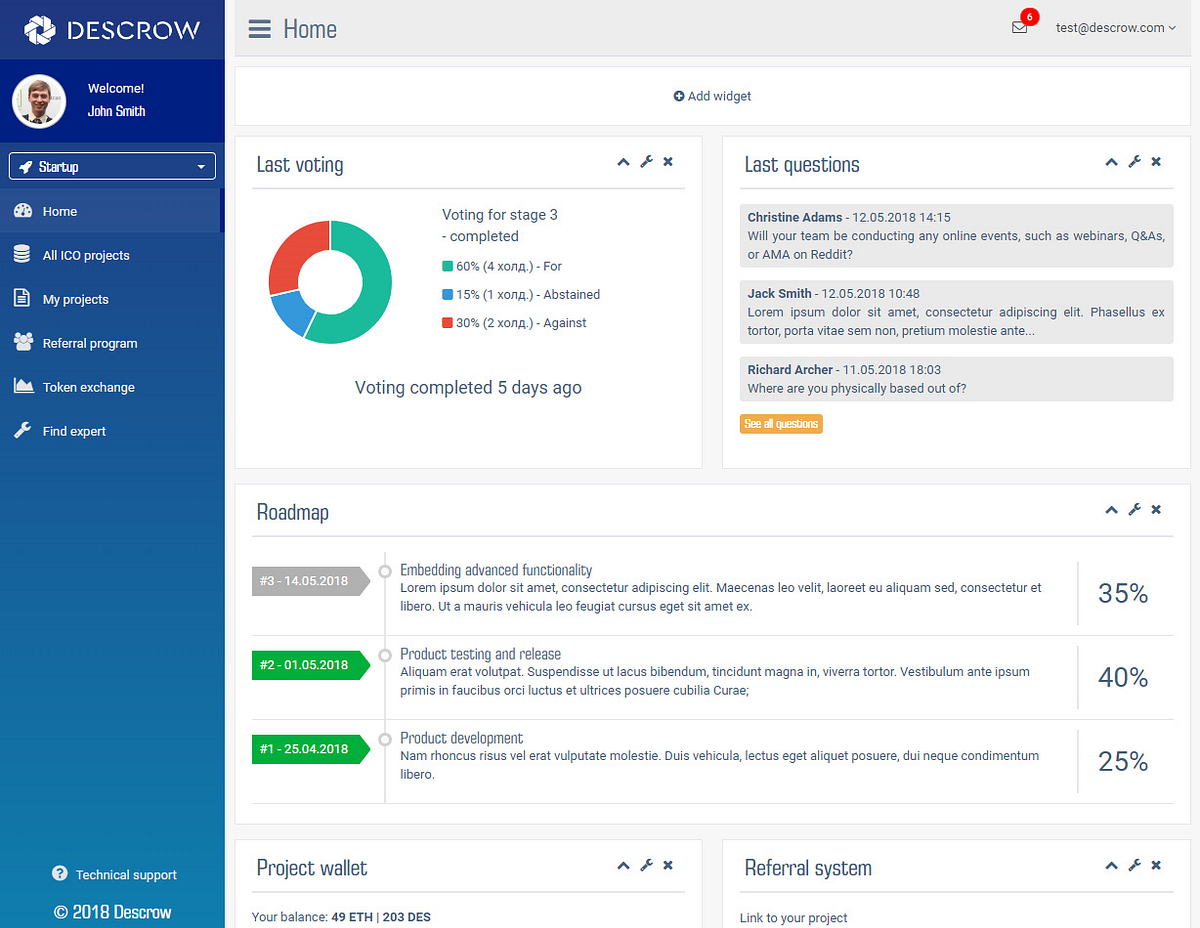 Section “STARTUP”. On the main page of the section you can… | by ...