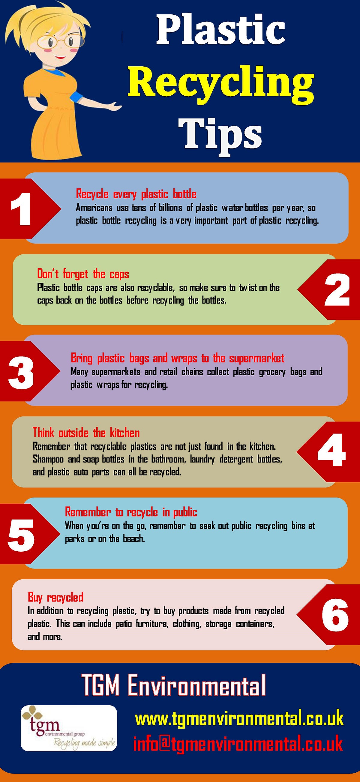 Plastic Recycling Tips | by TGM Environmental | Medium