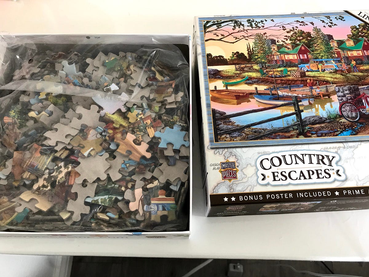 How I Finished a 550 Piece Jigsaw Puzzle in a Week | by CatHERine | Medium