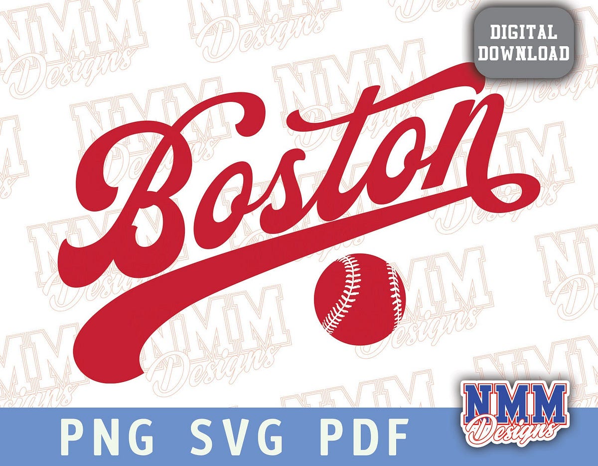 Boston Baseball svg png, pdf, svg files for cricut, vinyl cut file ...