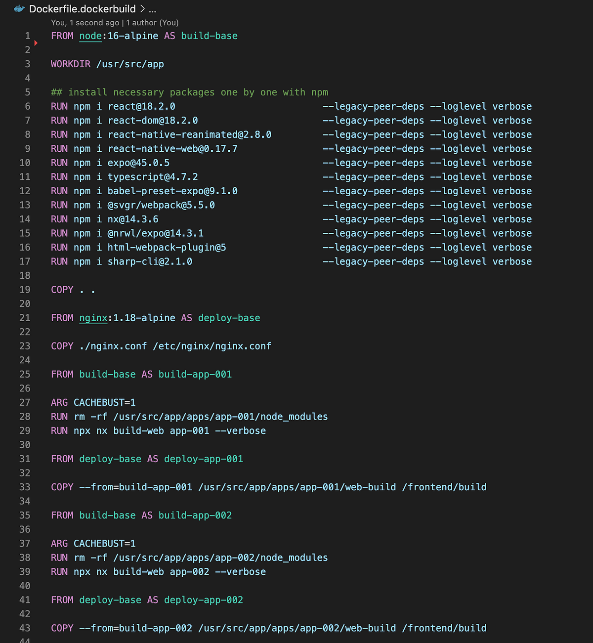 Deploy React Native Web to Docker in Nx workspace | by Alper Çıtak | Medium