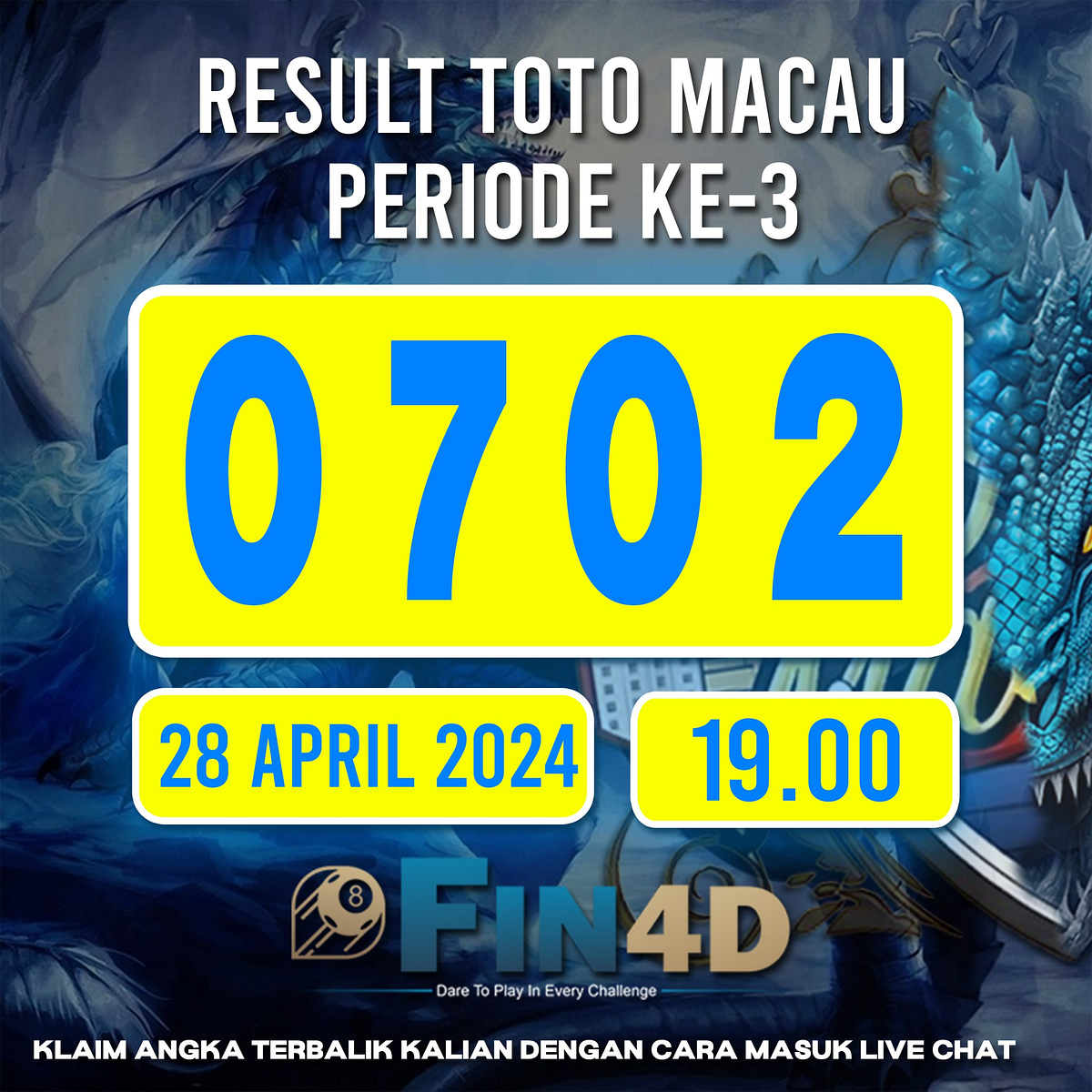 TOTO MACAU 4D PERIODE 3 TANGGAL : 28 APRIL 2024 - FIN4DHOKI - Medium