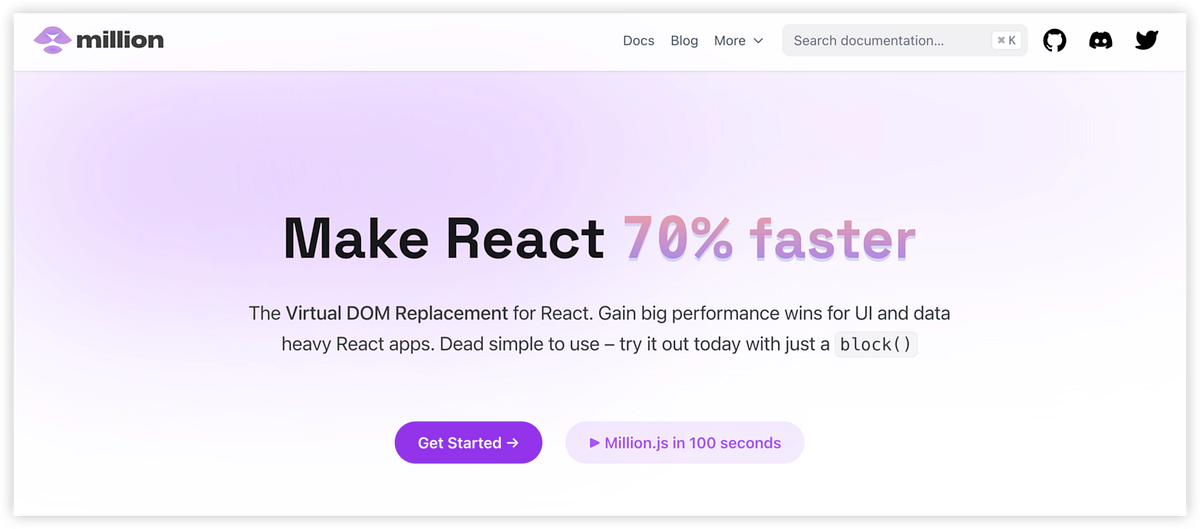A Library That Improves React By 70% | by Tomoe Li | Medium | Million.js | React performance ...