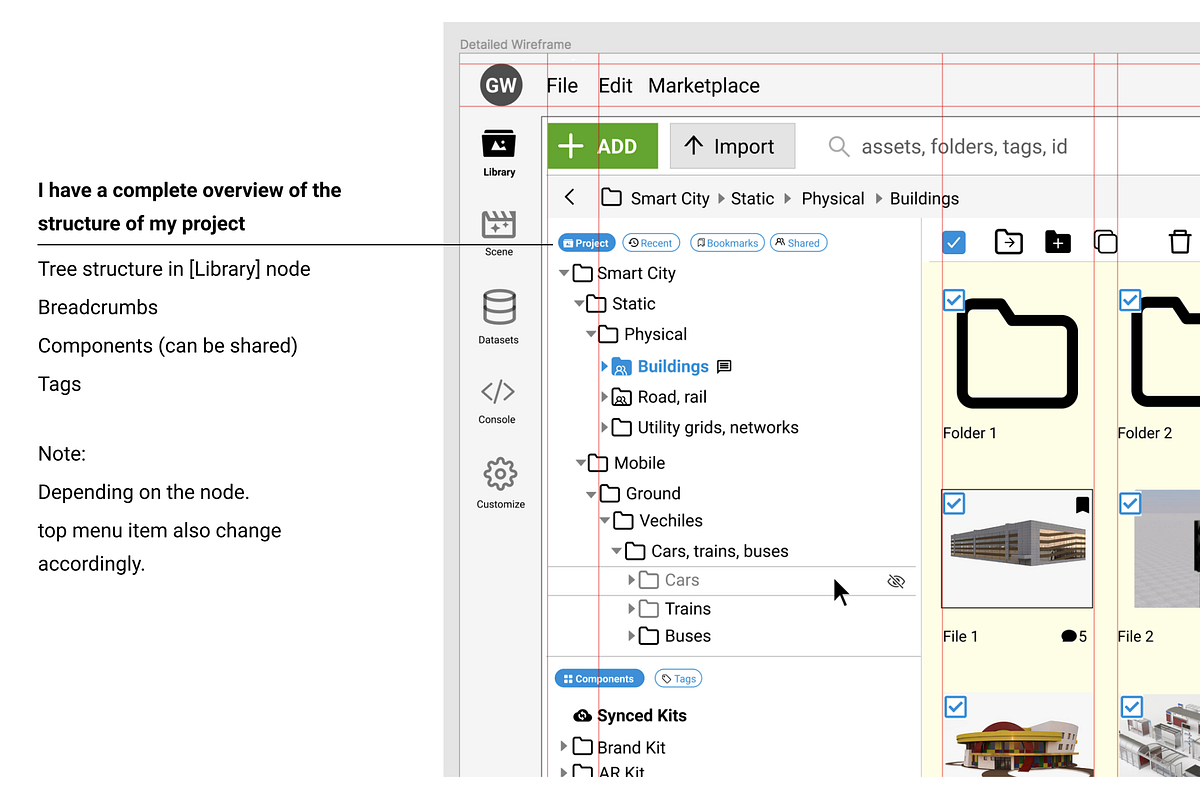 Asset browser design for the real-time engine (v1.0) | by Kyrylo Horban ...