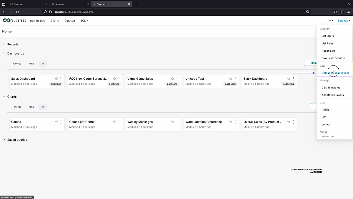 How to Connect Apache Superset with Apache SparkSQL | by CA Amit Singh ...