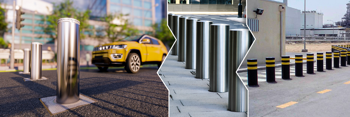 Automatic Rising Bollards - Omnitec UAE - Medium