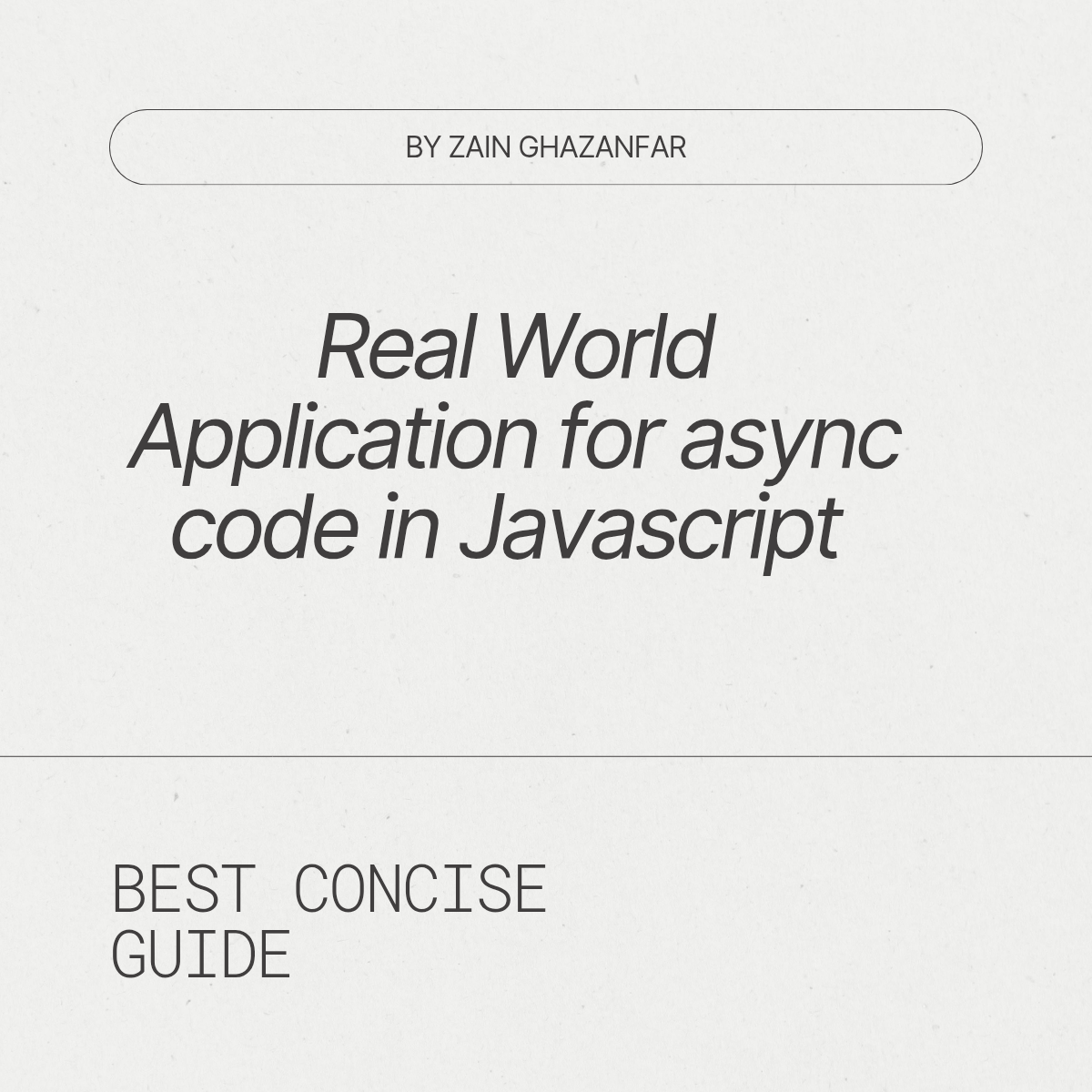 Real-World Applications of Asynchronous Programming in JavaScript | by Zain Ghazanfar | Medium