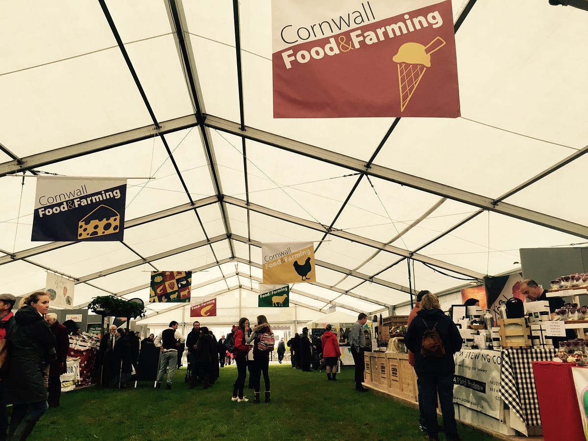 An impressive range of diverse food producers in Cornwall present at ...