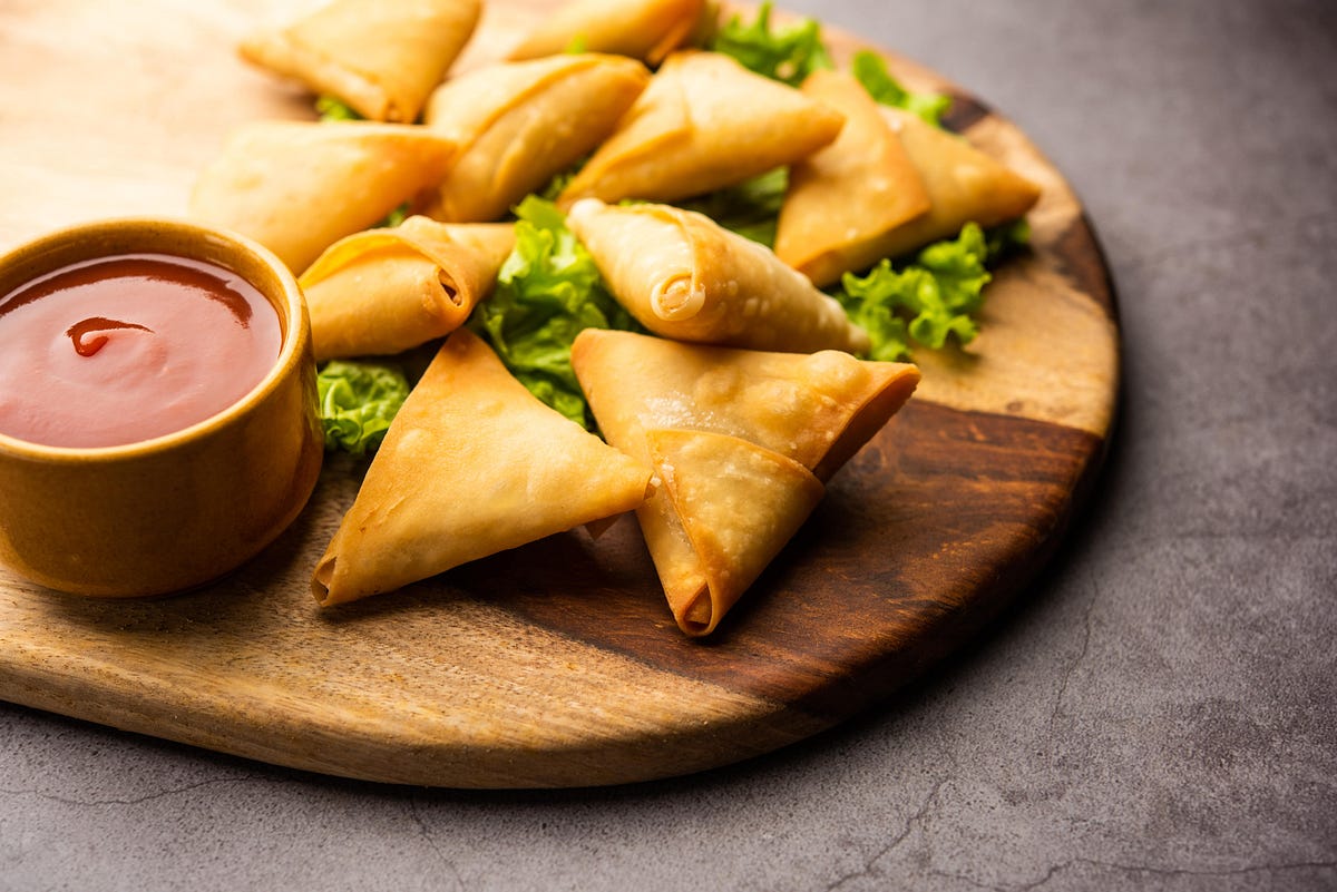 Chicken Samosa Recipe and Nutritional Value | by Orange Foods Expert ...