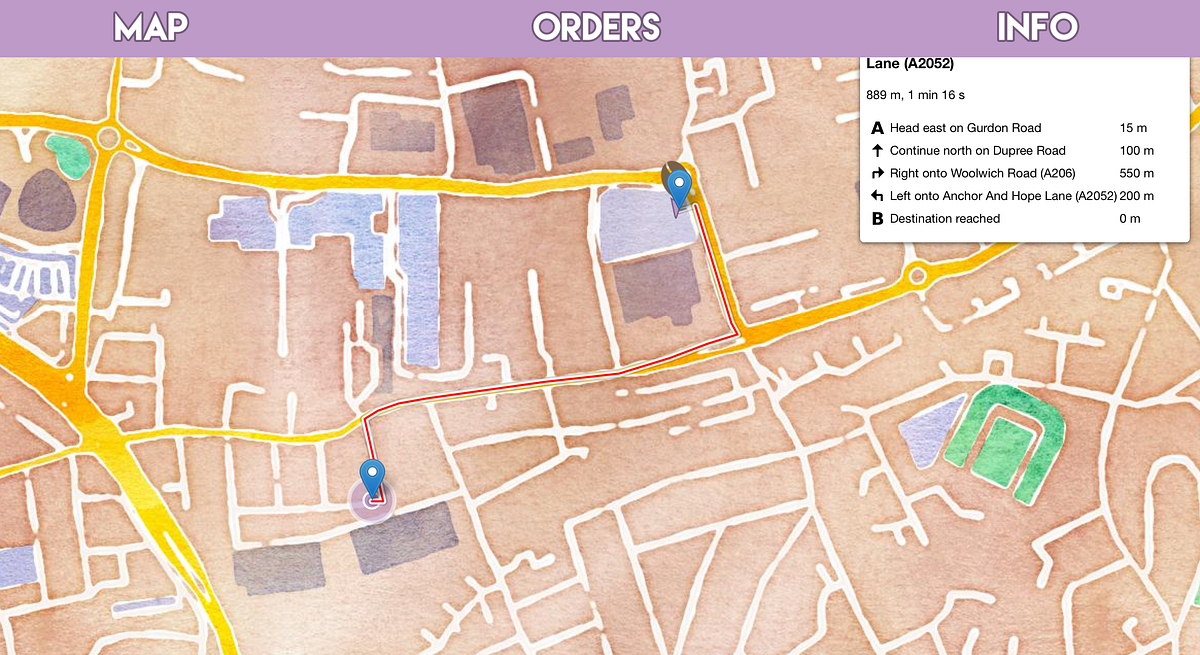 Final Major Project — Leaflet Routing Machine | by Harry Foster | Medium