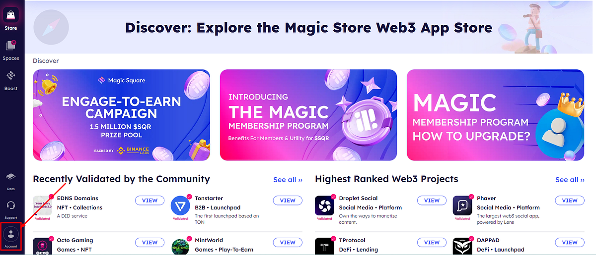 Hello everyone, today I will tell you about the Magic store and the SQR ...