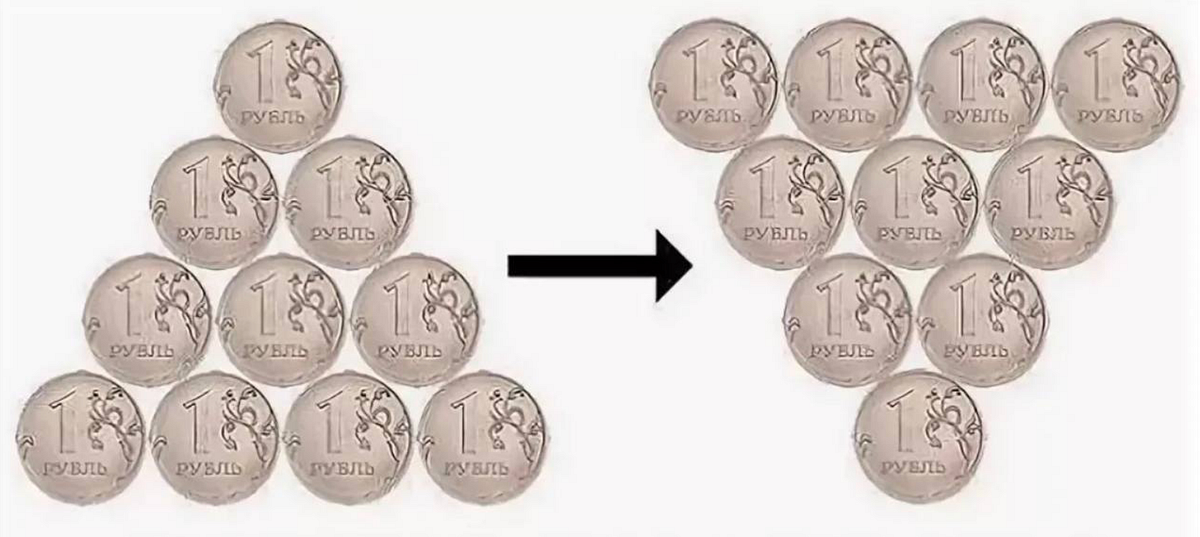 Change the coin figure by moving only 3 coins - Semyon Kolosov - Medium