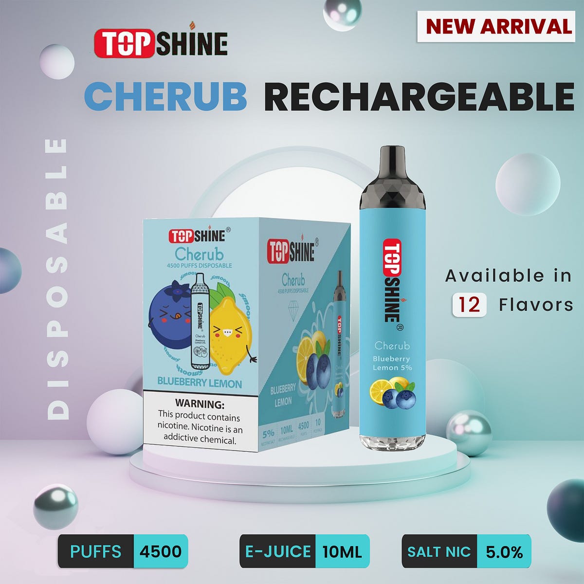 Top Shine Cherub - Iewholesale - Medium