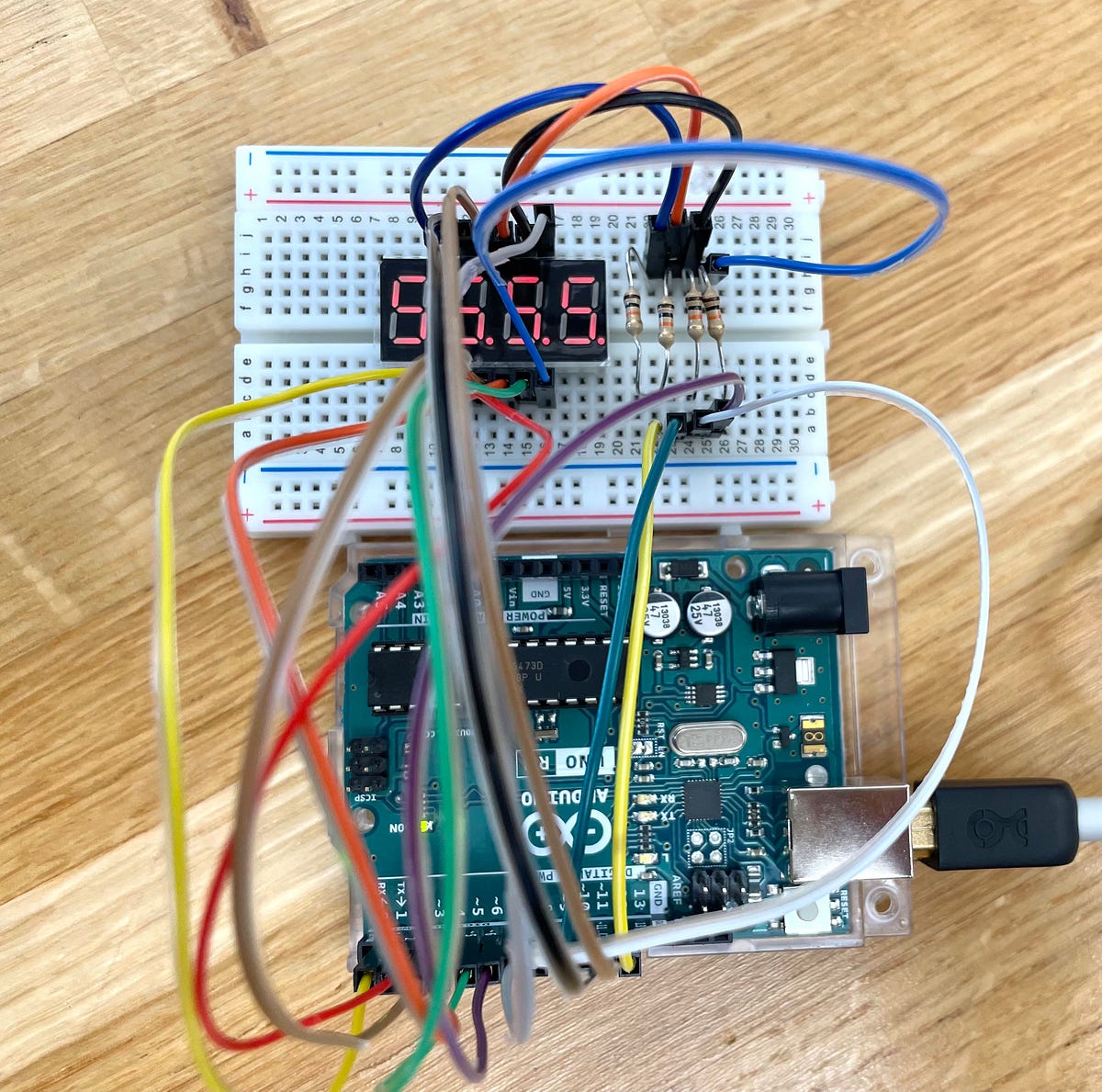 Arduino Inputs And Outputs Tina And I First Work On This Digit By 4581
