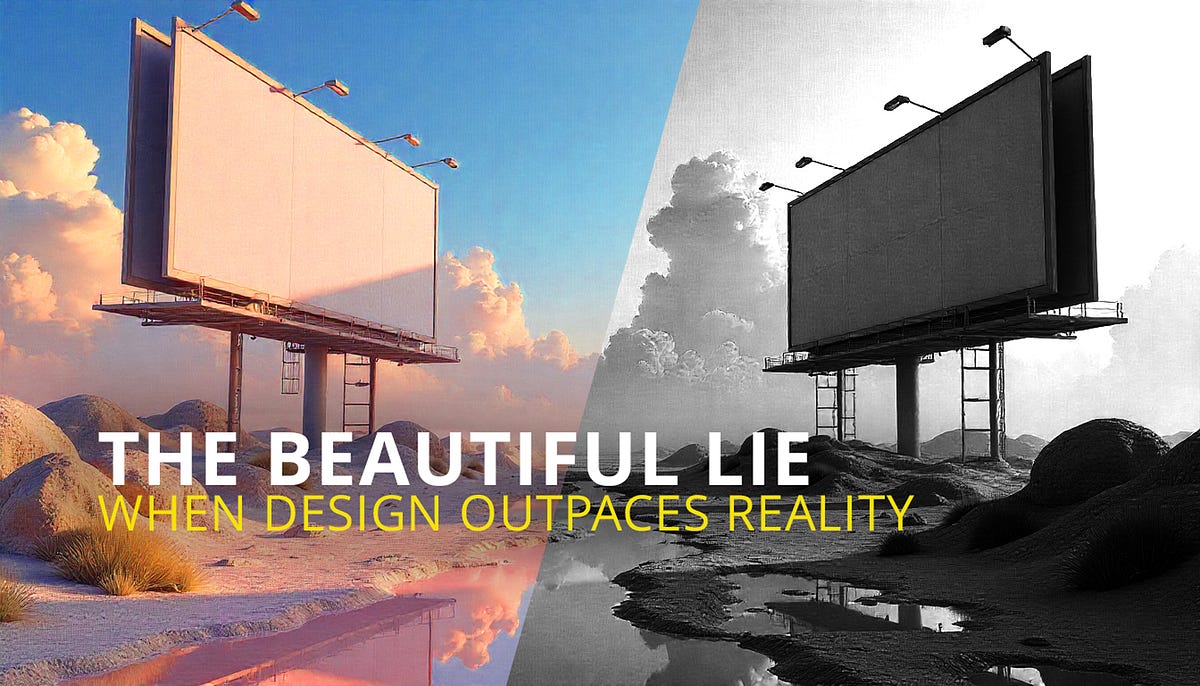 The Beautiful Lie: When Design Outpaces Reality | by Affan Alam | Nov ...