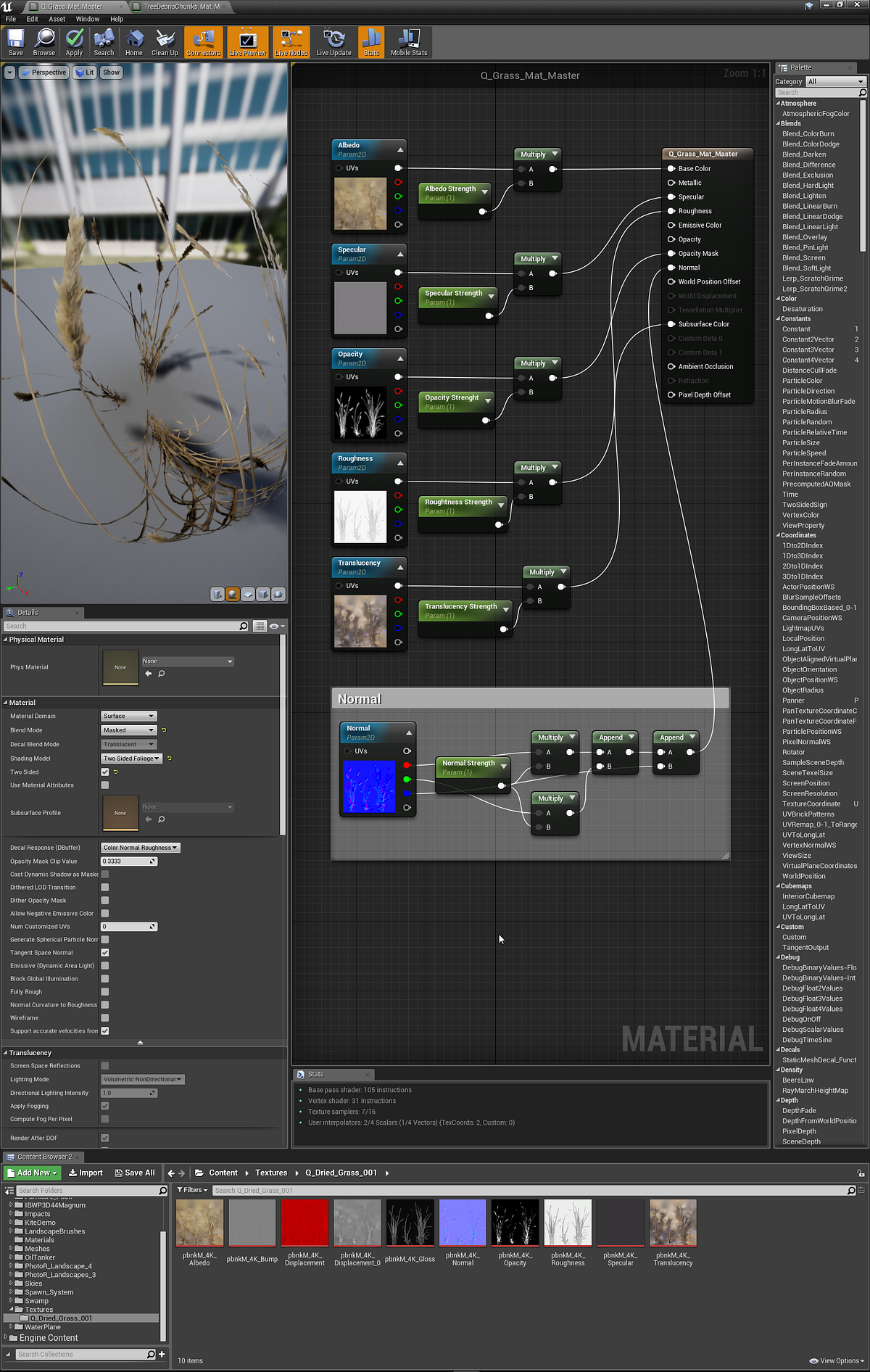 Unreal Engine & Quixel Megascans Grass Material Setup | by Victor Stan | Medium