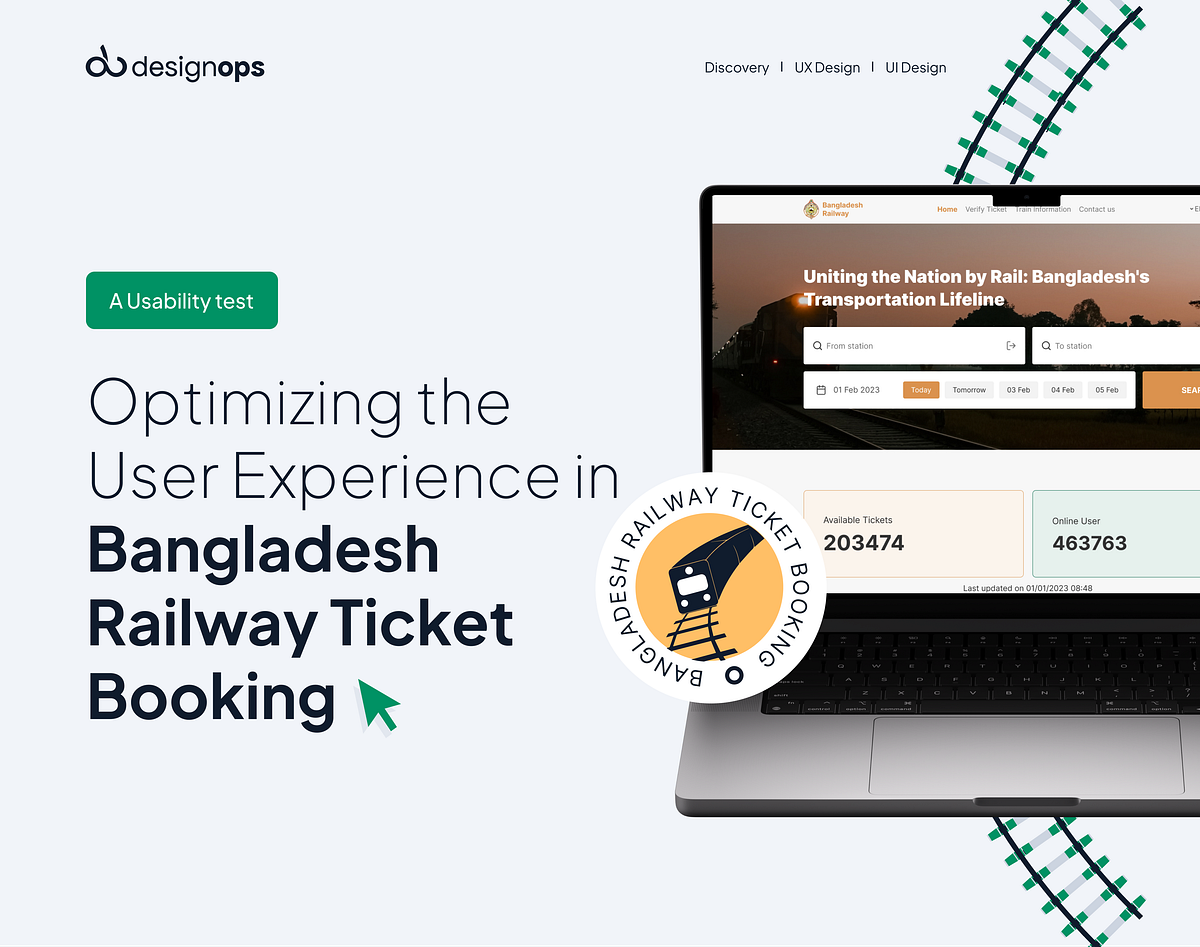 A Usability test of Bangladesh Railway Ticket Booking | by Designops ...