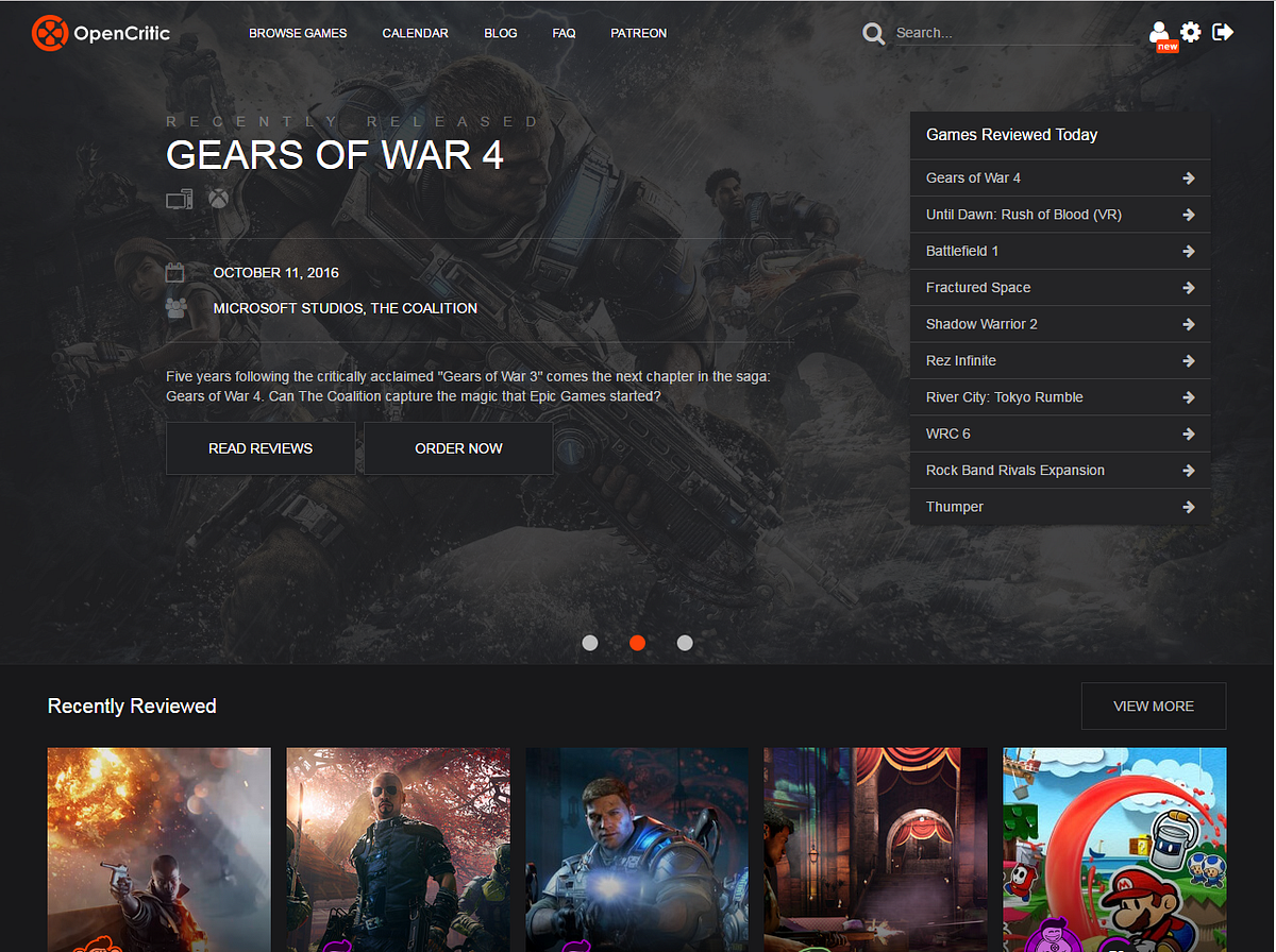 OpenCritic — Better than MetaCritic for Video Games | by Vitor Castro | Vitor Castro