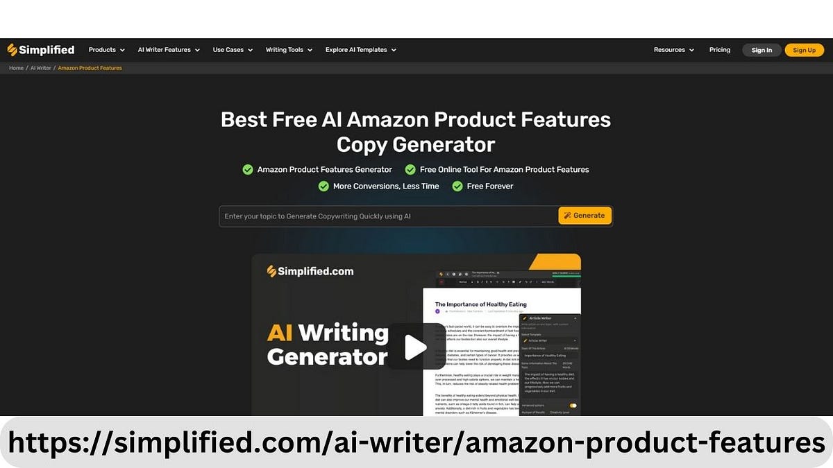 Amazon product features generator | by Amazon product features ...