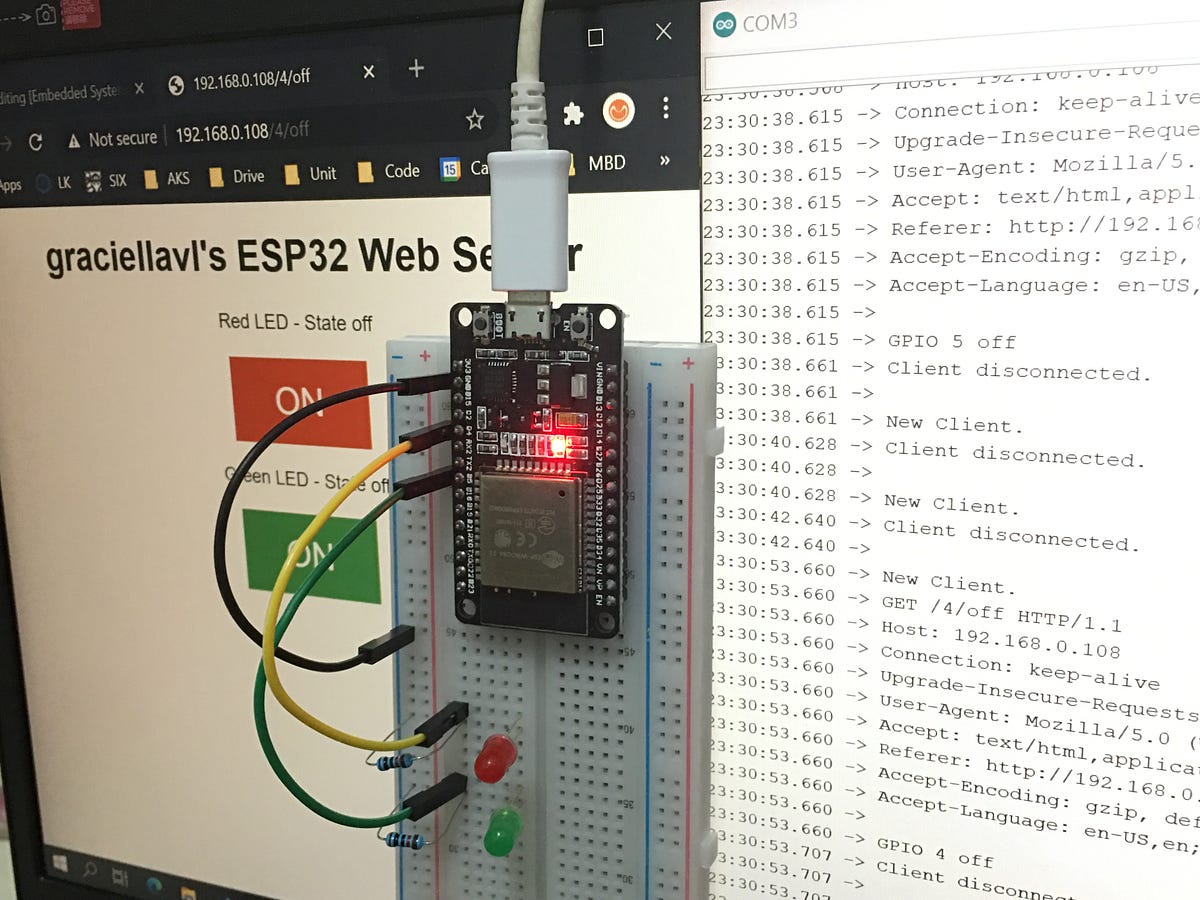 [Embedded System, Project 8] ESP32 Wi-Fi Communication: Controlling ...