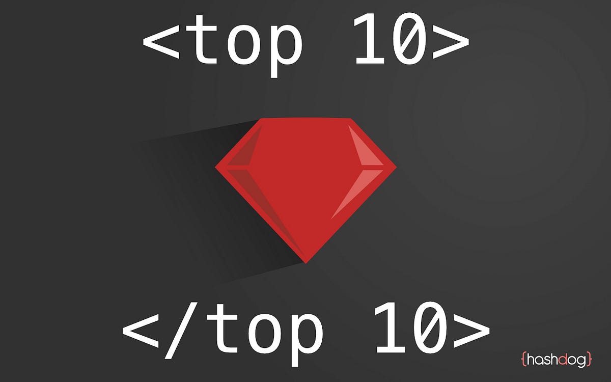 Top 10 Ruby Frameworks. Ruby is a popular programming language… | by ...