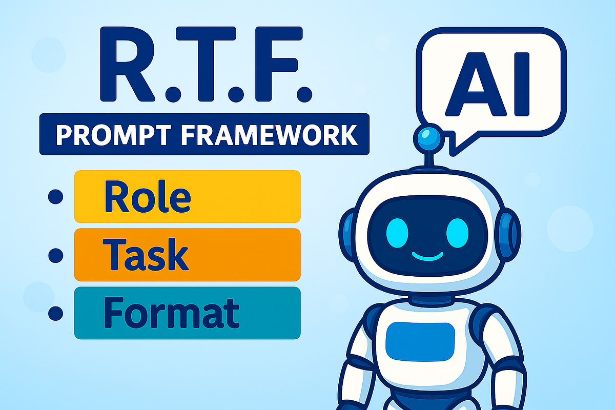 Prompt Framework RTF: Role, Task, Format | by Damien Griffin | AI Quick ...