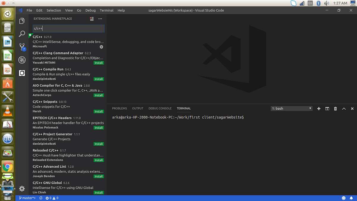 Getting your Visual Studio Code C++ Ready(For Ubuntu) | by Arka ...