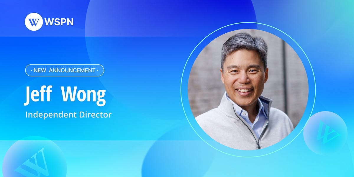 WSPN Appoints Former EY Global Chief Innovation Officer Jeff Wong as ...