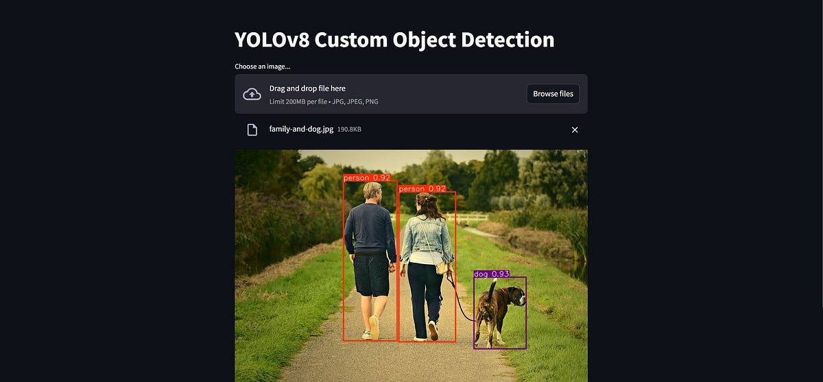 Building an Object Detection App with YOLOv8 and Streamlit | by CodeAIGo | Medium