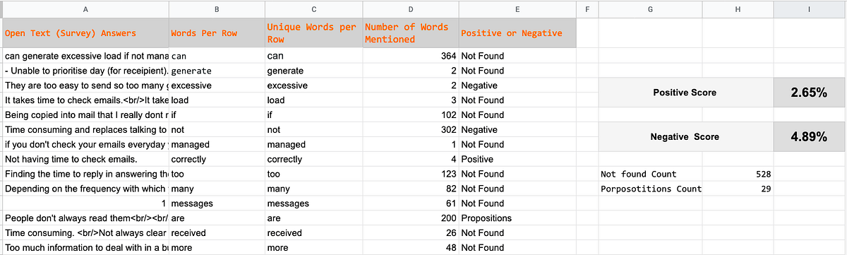 Survey Excel Template