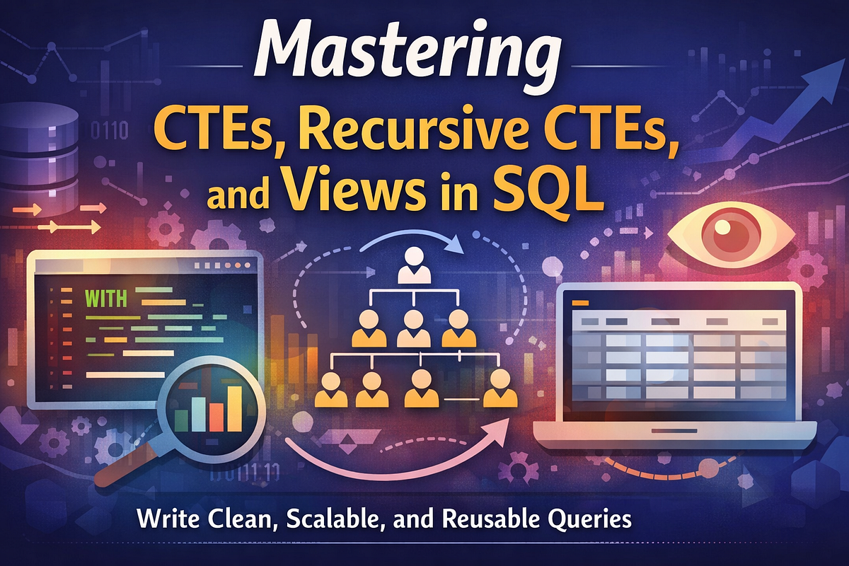 📌 Mastering CTEs, Recursive CTEs, and Views in SQL | by Akhil Sharma ...