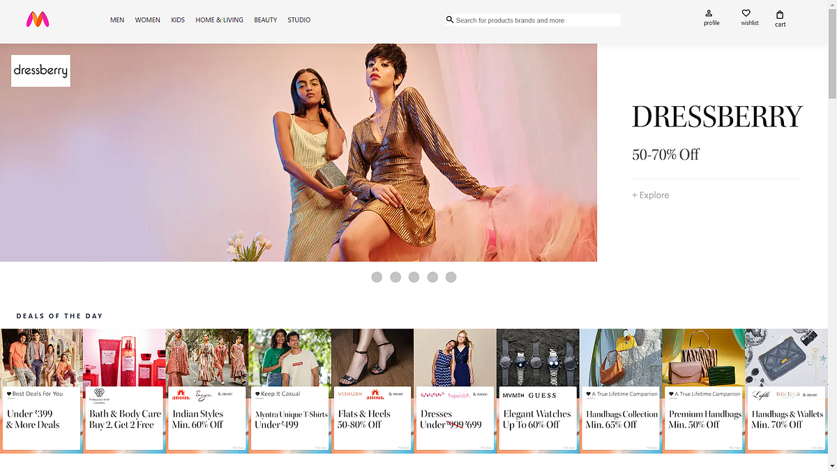 Myntra Clone Using React Js Redux By Adarshkhandare Medium 7983
