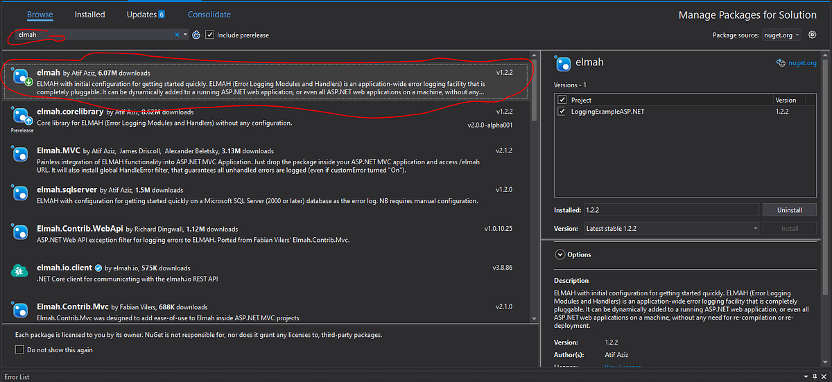 Github Code To Configure Logging In Aspnet Webforms Application By 3103