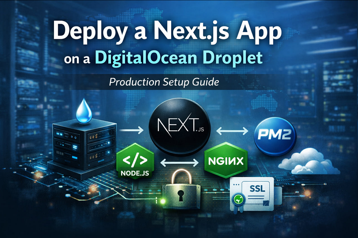 Deploy a Next.js App on a DigitalOcean Droplet (Production Setup) | by Omid A. | Jan, 2026 | Medium