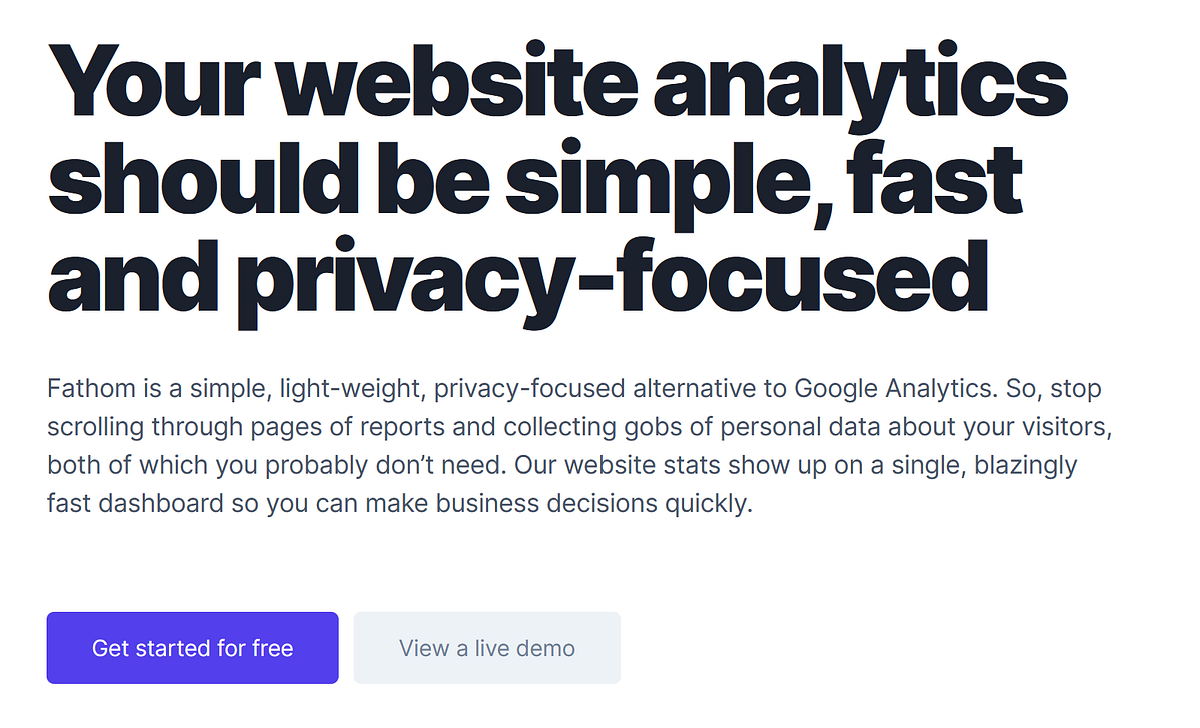 How to add Fathom Analytics (to your Ruby on Rails app) and be more privacy conscious | by Mark ...