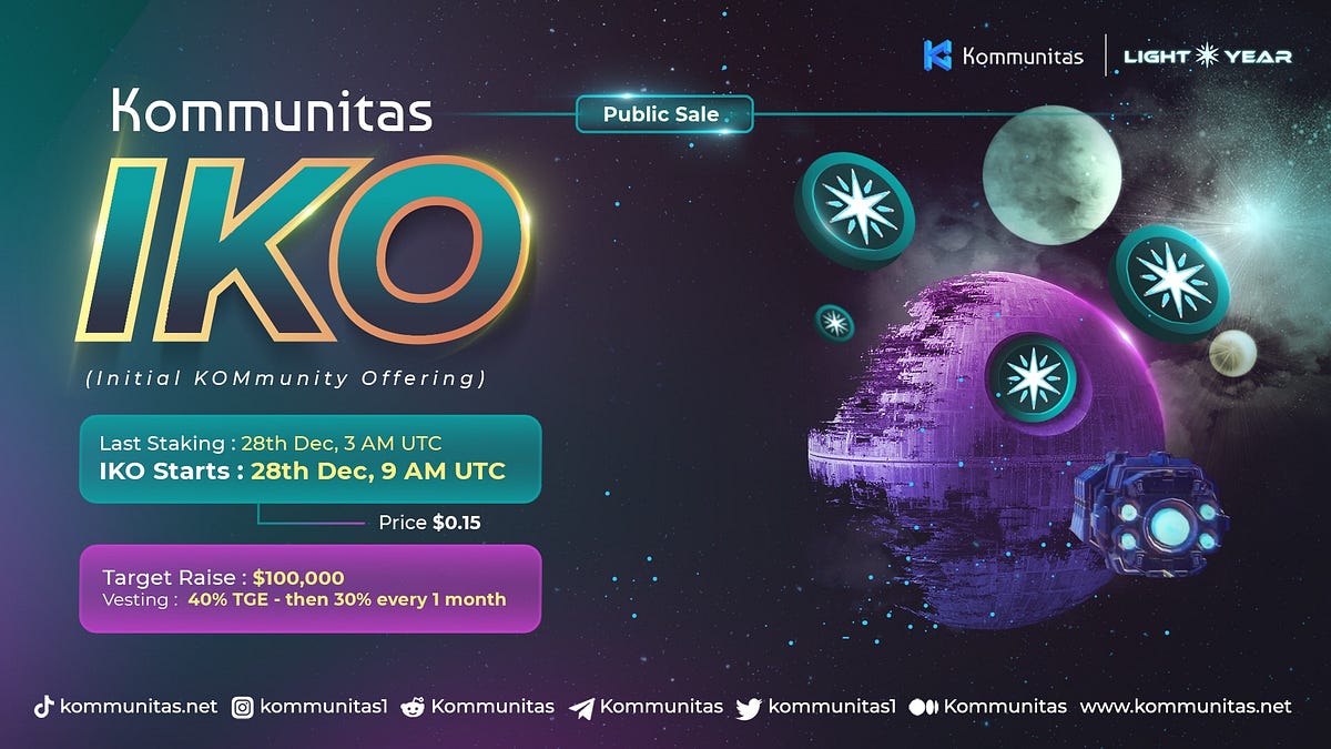 Kommunitas x Light Year IKO Announcement | by Kommunitas Official | Medium