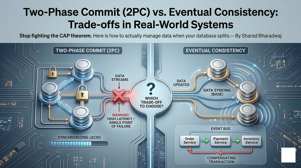 Two-Phase Commit (2PC) vs. Eventual Consistency: Trade-offs in Real ...