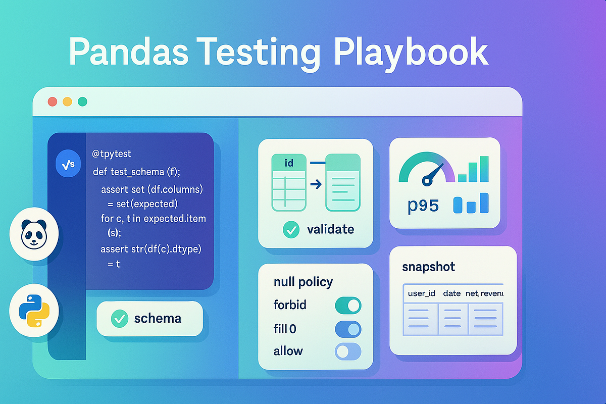12 Pandas Testing Strategies That Save Hours Weekly | by Nexumo | Medium
