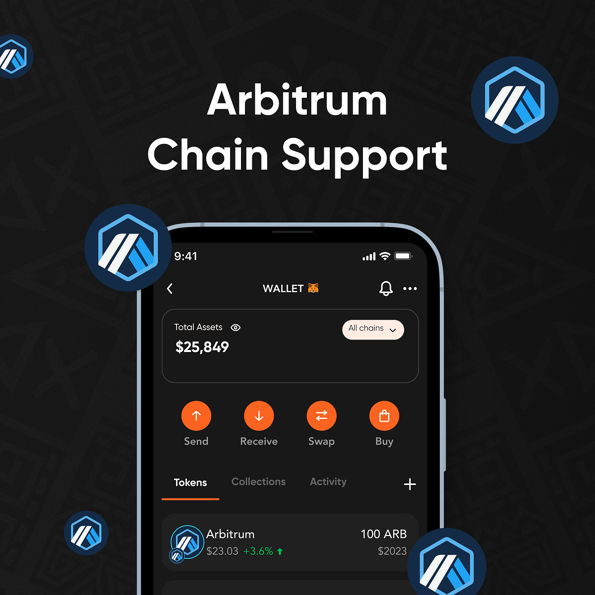 Gamic App Now supports Arbitrum — Send, Receive and Swap Crypto Faster ...