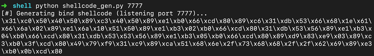 SLAE 0x1: Linux/x86 Bind Shellcode | by Aditya Chaudhary | Medium