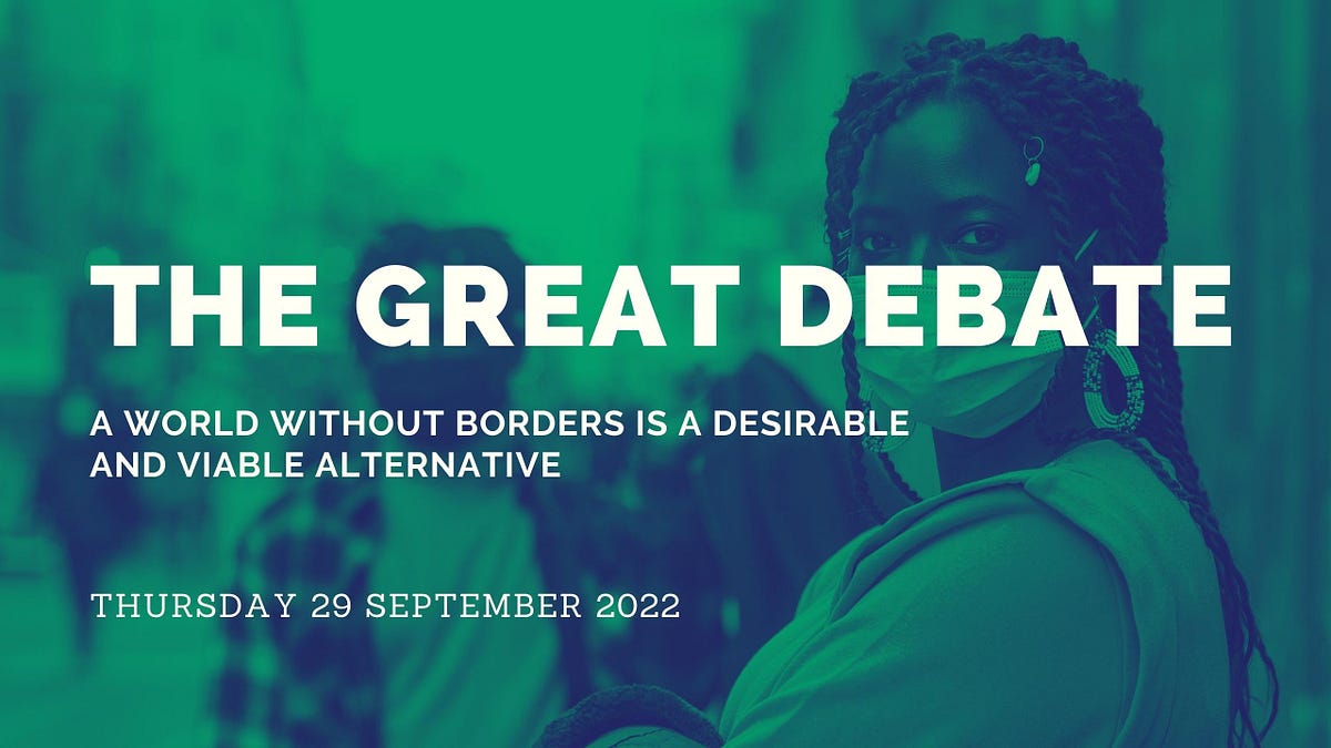 The Great Debate: Unimelb vs UWA. A world without borders is a ...